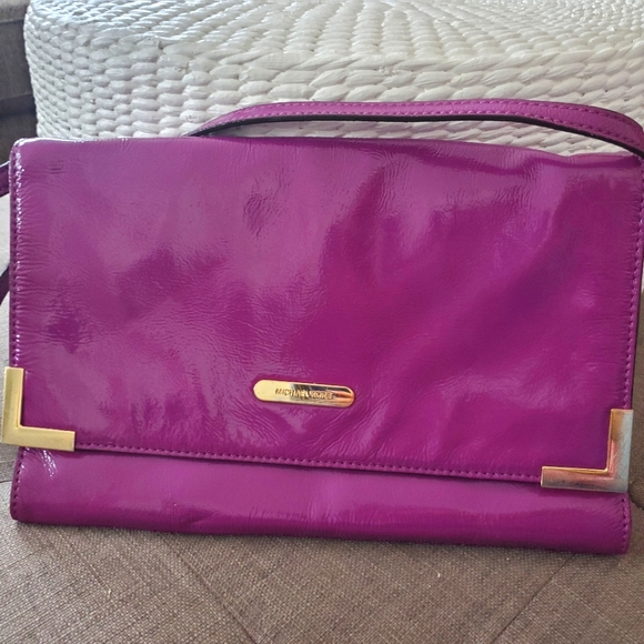 MICHAEL Michael Kors | Bags | Michael Kors Purple Fuschia Patent ...
